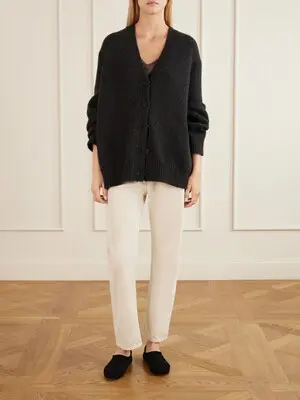THE ROW Stellene Suede Moccasins
