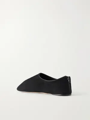 THE ROW Stellene Suede Moccasins