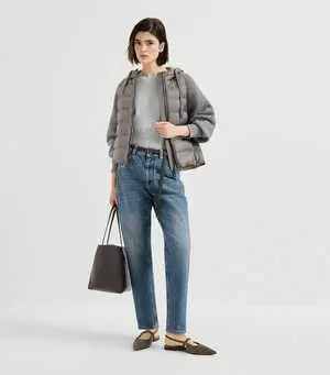 Brunello Cucinelli Baggy Tapered Jeans