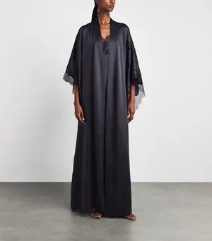 Carine Gilson Silk Long Cérès Robe