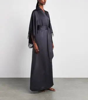 Carine Gilson Silk Long Cérès Robe