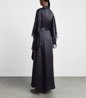 Carine Gilson Silk Long Cérès Robe