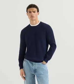 Brunello Cucinelli Cashmere English Rib Sweater