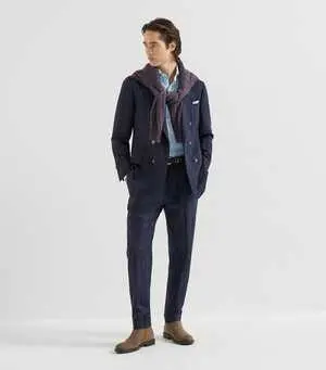 Brunello Cucinelli Denim-effect Chambray Shirt