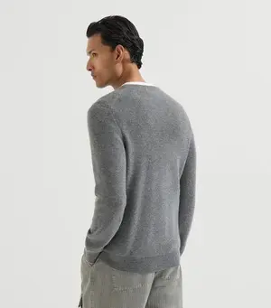 Brunello Cucinelli Cashmere English Rib Sweater