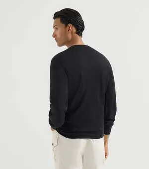Brunello Cucinelli Cashmere-silk V-neck Sweater