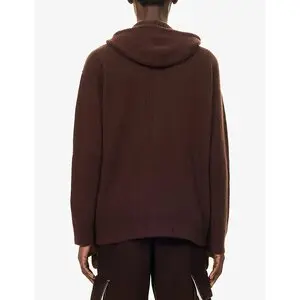 UMA WANG Ribbed Cashmere Hoodie