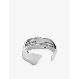Monica Vinader Nomade Bold Sterling- Cuff - Silver
