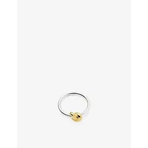 MISSOMA Lucy Williams X Knot Sterling Silver And 18ct Yellow Gold-plated Ring - Multi-coloured