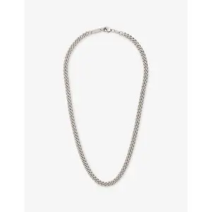 CLOCKS AND COLOURS Curb Chain Stainless-steel Necklace - Silver