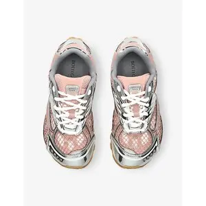 Bottega Veneta Orbit Metallic Woven Trainers