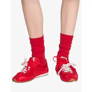 Sandro Wave Woven Trainers