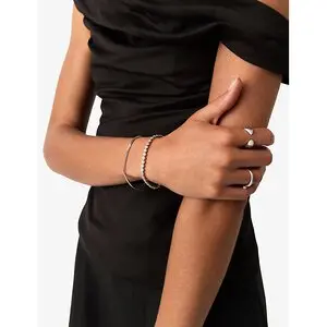 MISSOMA Tennis Round -plated Brass Bracelet