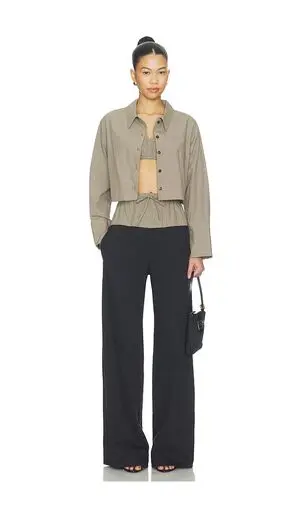Matthew Bruch Bubble Bandeau Crop Top In . Also