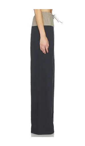 Matthew Bruch Drawstring Combo Pant In . Also