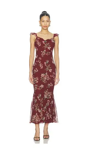 Astr The Label Denisse Dress In . Also - Rust