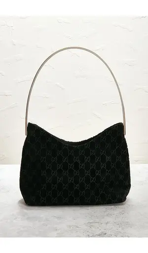 FWRD RENEW Gucci Suede Hobo Bag