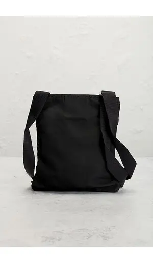 FWRD RENEW Prada Tessuto Flat Messenger Bag