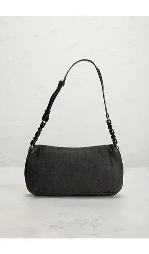 FWRD RENEW Dior Denim Maris Pearl Shoulder Bag