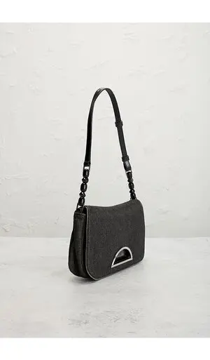 FWRD RENEW Dior Denim Maris Pearl Shoulder Bag