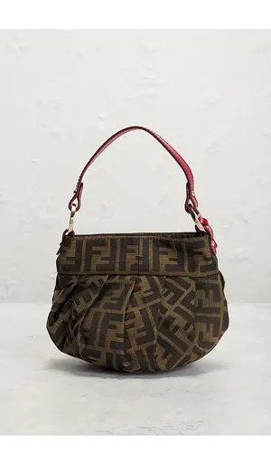 FWRD RENEW Fendi Zucca Chef Hobo Bag