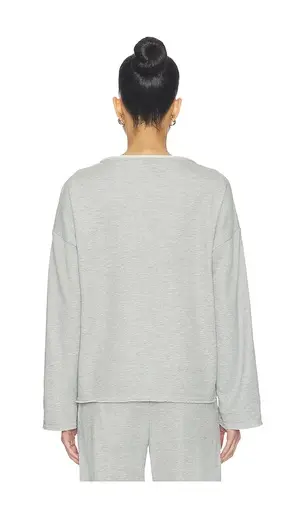 VIR VITA Brigitte V Neck Sweatshirt In . Also