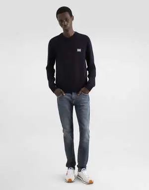 Dolce & Gabbana Pantalone Denim Multi-colored Cotton