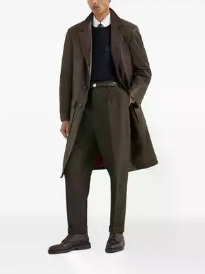 Brunello Cucinelli Nappa Leather Overcoat