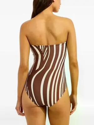 Seafolly Striped Ruched Swimsuit