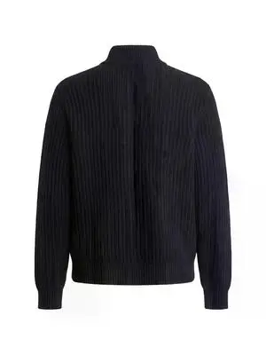 Peserico Ribbed-knit Button-up Cardigan