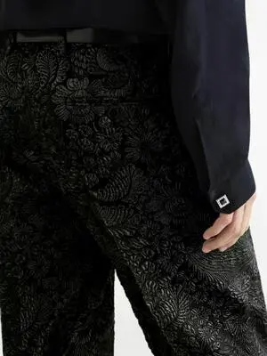 Dolce & Gabbana Brocade Trousers - Black