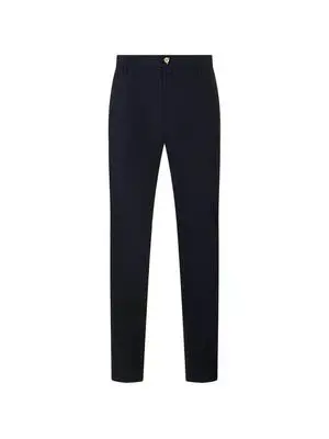 Jacob Cohen Logo-patch Straight-leg Trousers - Blue