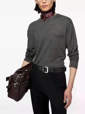 Acne Studios Cashmere Knit Sweater - Grey