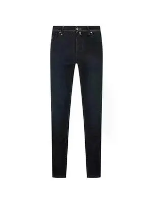 Jacob Cohen Logo-patch Slim-fit Jeans - Blue