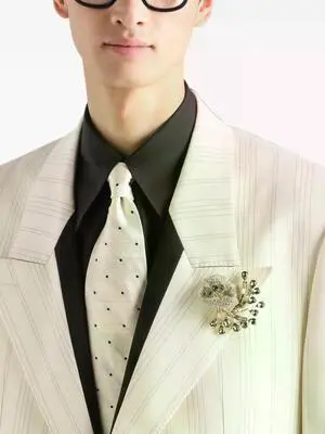 Dolce & Gabbana Sinatra Single-breasted Pinstripe Wool Jacket