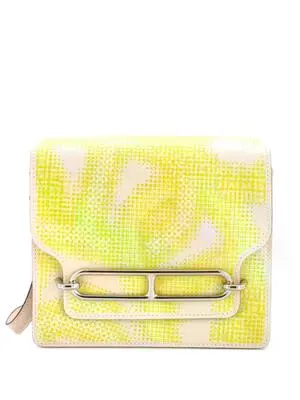 Hermès Circuit 24 Faubourg Roulis Printed Swift 18 Shoulder Bag - Neutrals