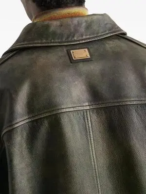 Dolce & Gabbana Bull Leather Jacket