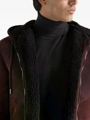 Dolce & Gabbana Suede Shearling Jacket