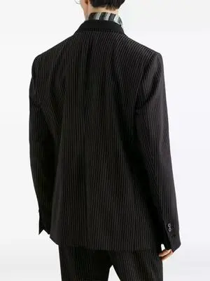 Dolce & Gabbana Martini Light Single-breasted Pinstripe Wool Jacket