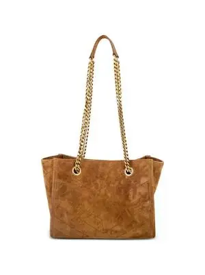 Saint Laurent Chevron-quilted Tote Bag