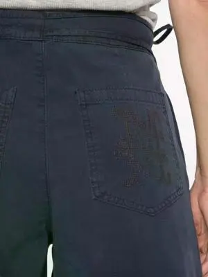 DAMSON MADDER Antiqued-finish Culotte Trousers