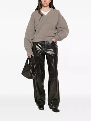 RÓHE Sculptural V-neck Sweater