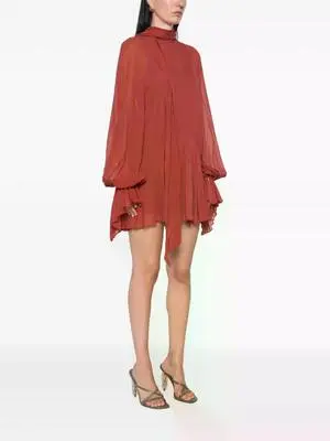DE LA VALI Casimiro Ruffled Mini Dress
