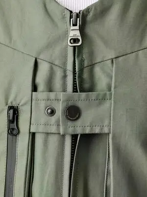 Andersson Bell Some Might Say Zip-up Cropped Top