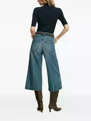 Veronica Beard Marlowe Patch-pocket Cropped Jeans