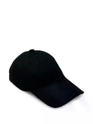 Saint Laurent Felt Baseball Cap - Black