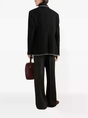 Dolce & Gabbana Tweed Single-breasted Jacket With Embroidery