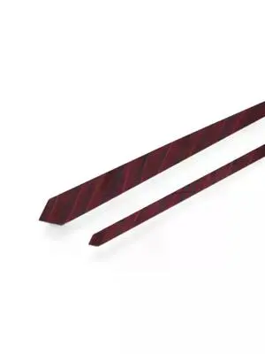 Dolce & Gabbana Striped-print Twill Tie - Red