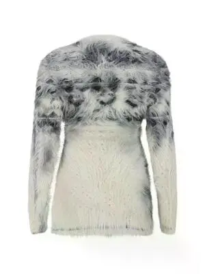 MAISON MARGIELA Leopard-pattern Faux-fur Cardigan