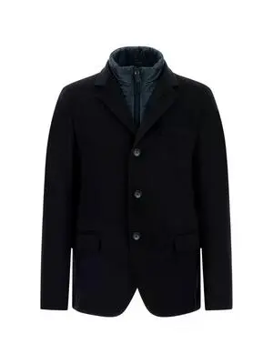 Herno Nylon Ultralight Quilted-bib Blazer - Blue